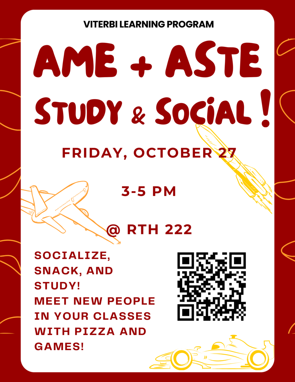 AME & ASTE - Study and Social - Friday 10/27 - Admission & Student ...